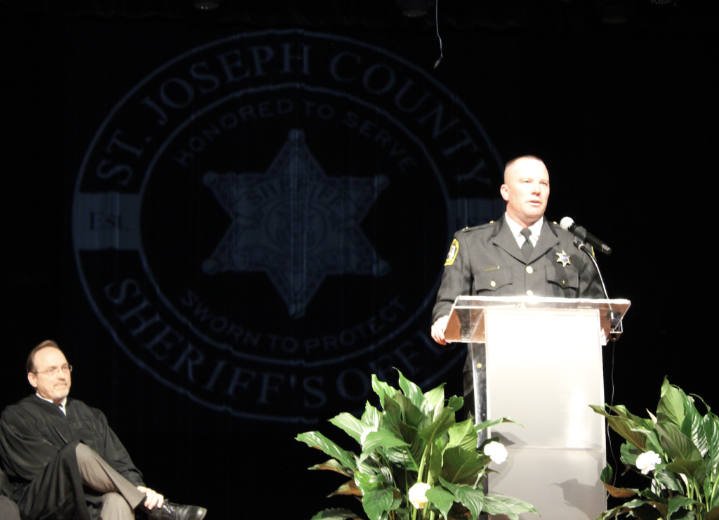 Chad Spence sworn in as St. Joseph County Sheriff – Watershed Voice