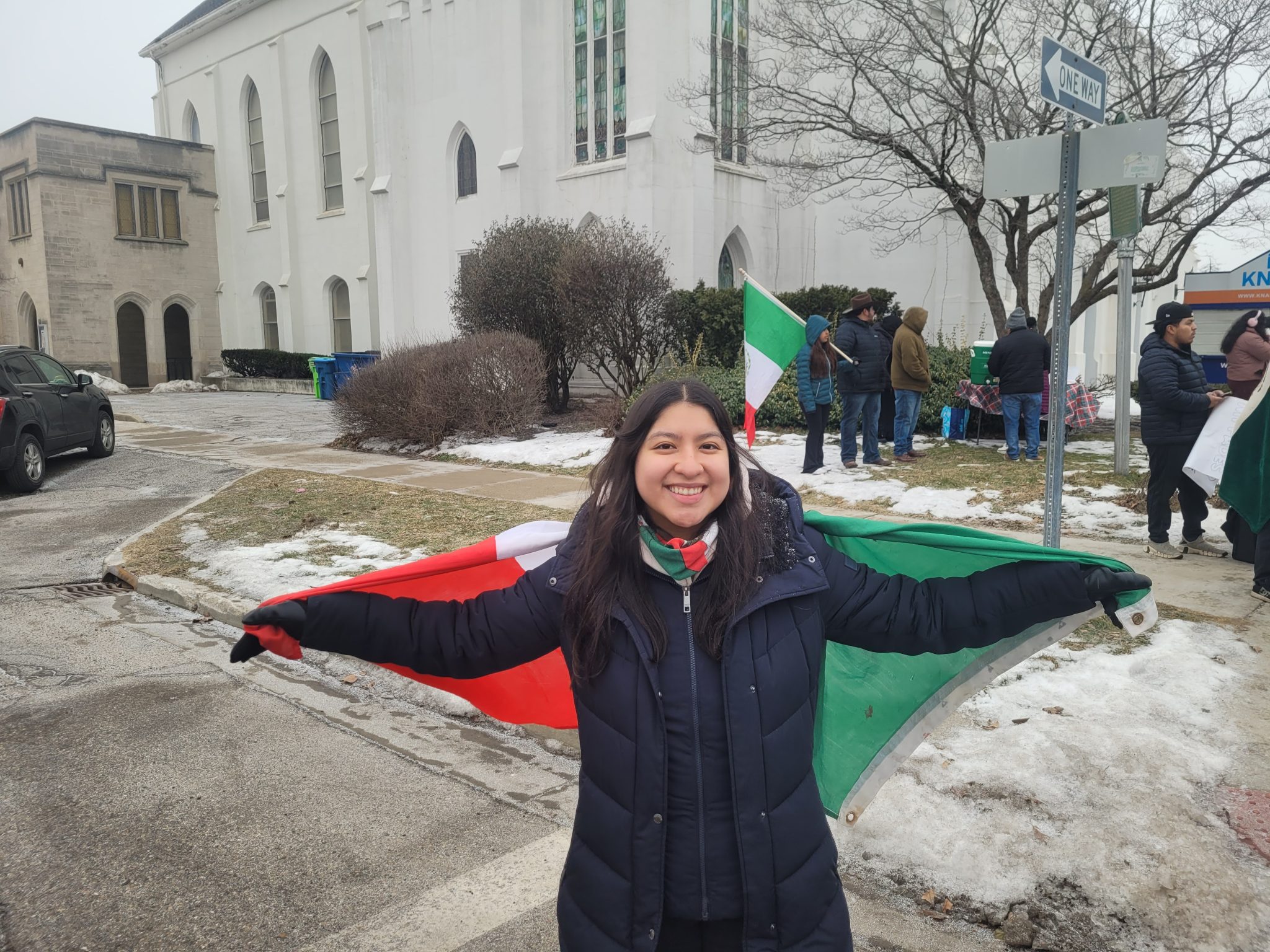 Kalamazoo community shows up to protest anti-immigration policies ...